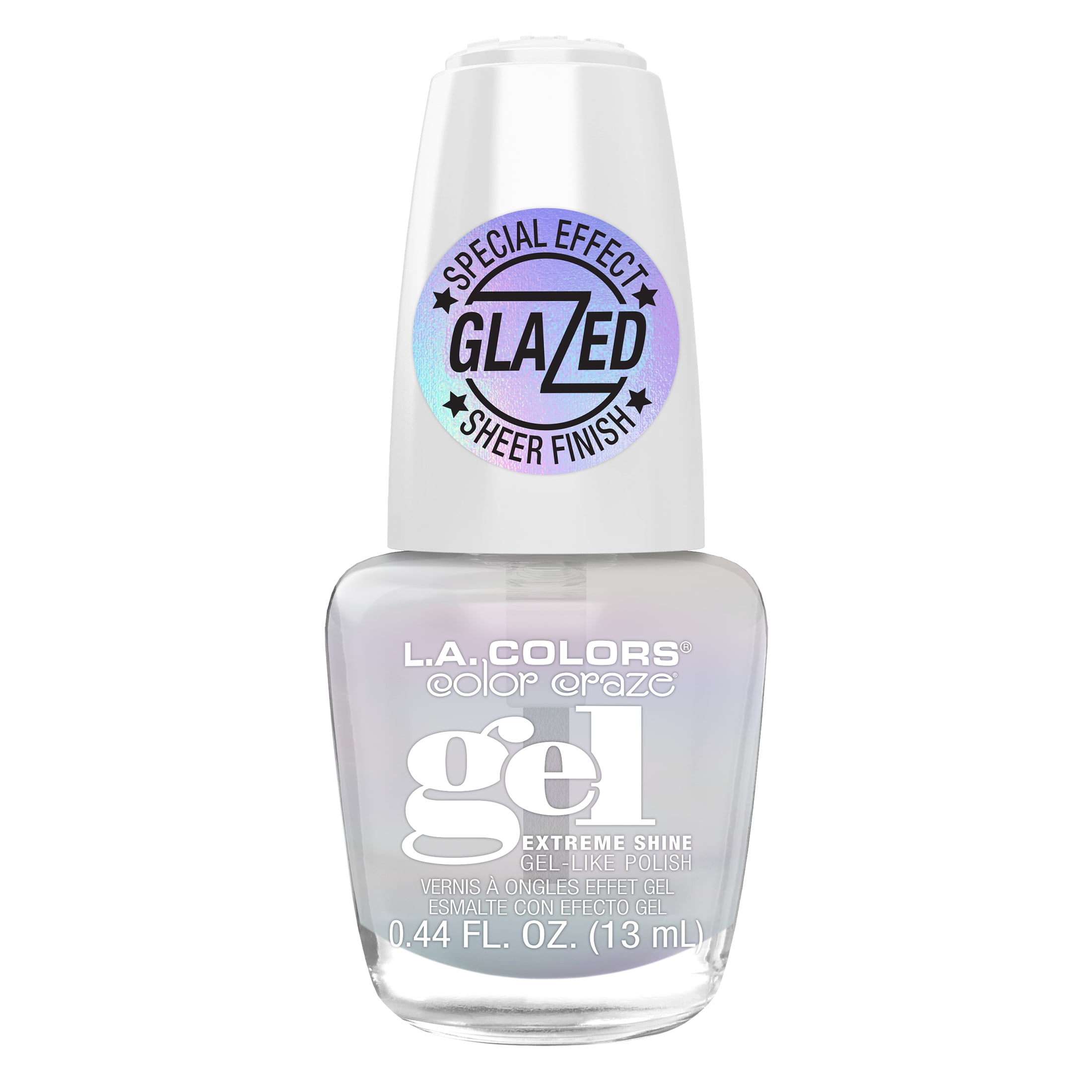 L.A. COLORS Gel Glazed Nail Polish Believe In Magic 0.44 fl oz with ...