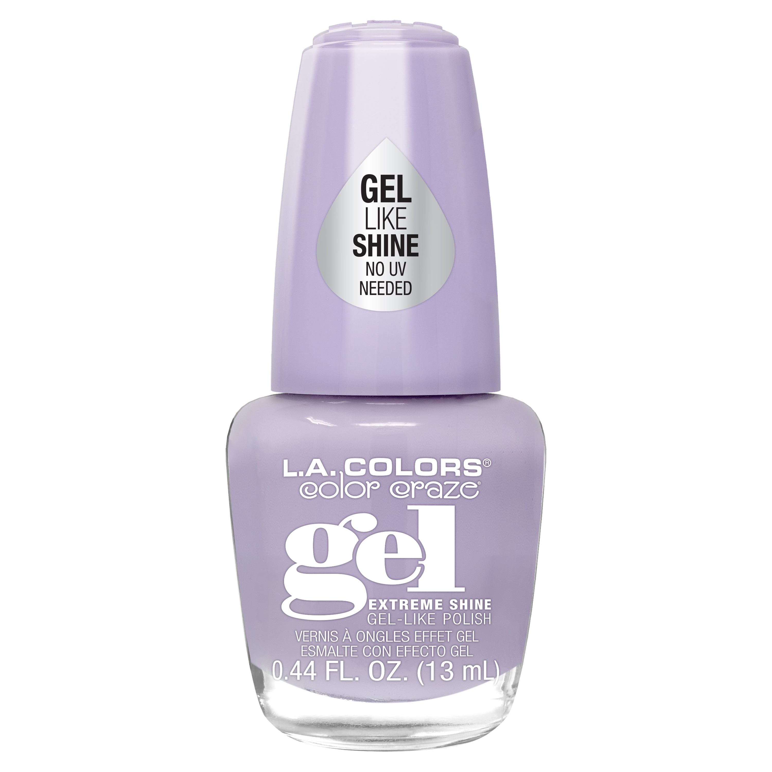 L.A. COLORS Gel-Like Shine Nail Polish, Sheer, Harmony, 0.44 fl oz ...