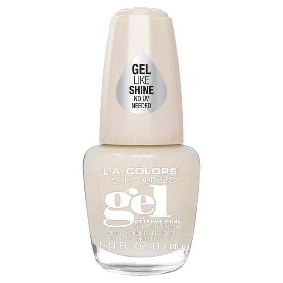 L.A. COLORS Gel-Like Shine Nail Polish, Sheer, Tender Aura, 0.44 fl oz ...