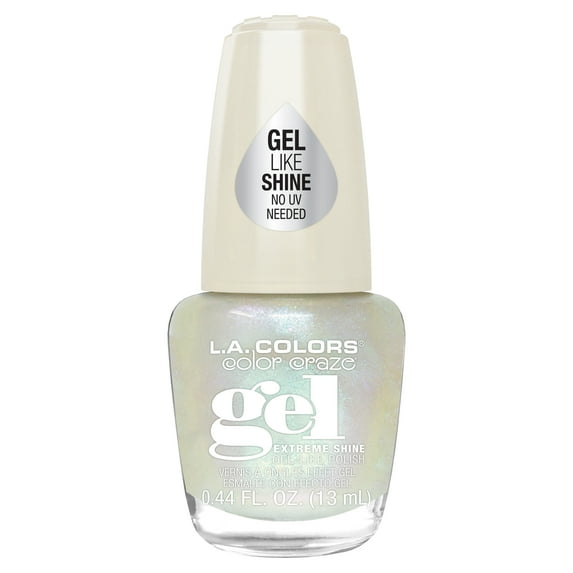 L.A. COLORS Gel-Like Shine Nail Polish, Topper, Sparkly Dreams, 0.44 fl ...
