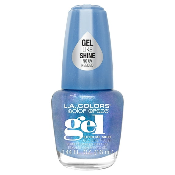 L.A. COLORS Gel-Like Shine Nail Polish, Topper, Sparks, 0.44 fl oz ...