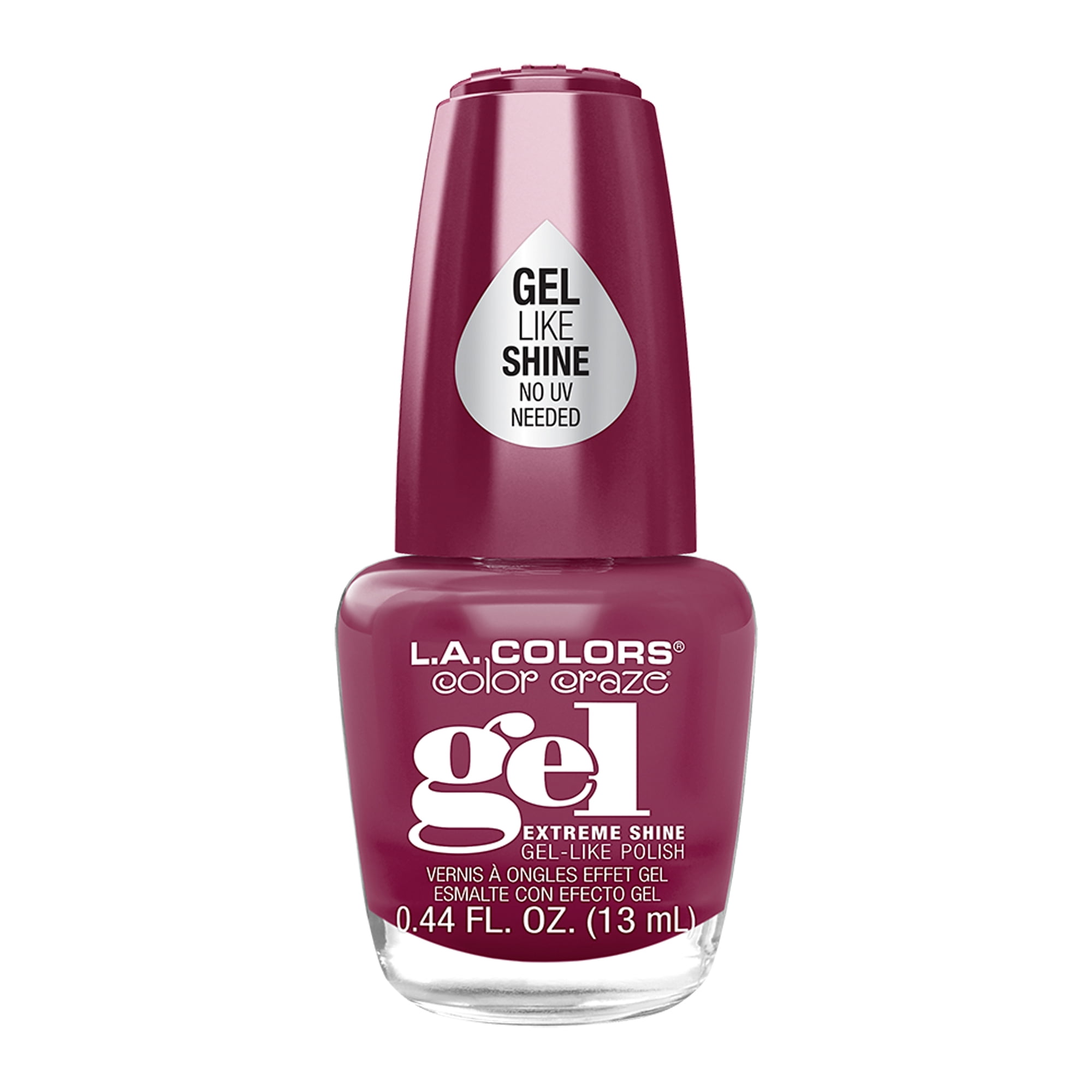 L.A. COLORS Gel-like Nail Polish, Tea Time, 0.44 fl oz, Long-lasting ...