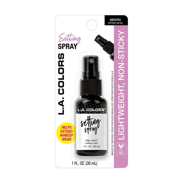 L.A. COLORS Lightweight & Non-sticky Finishing Face Setting Spray ...