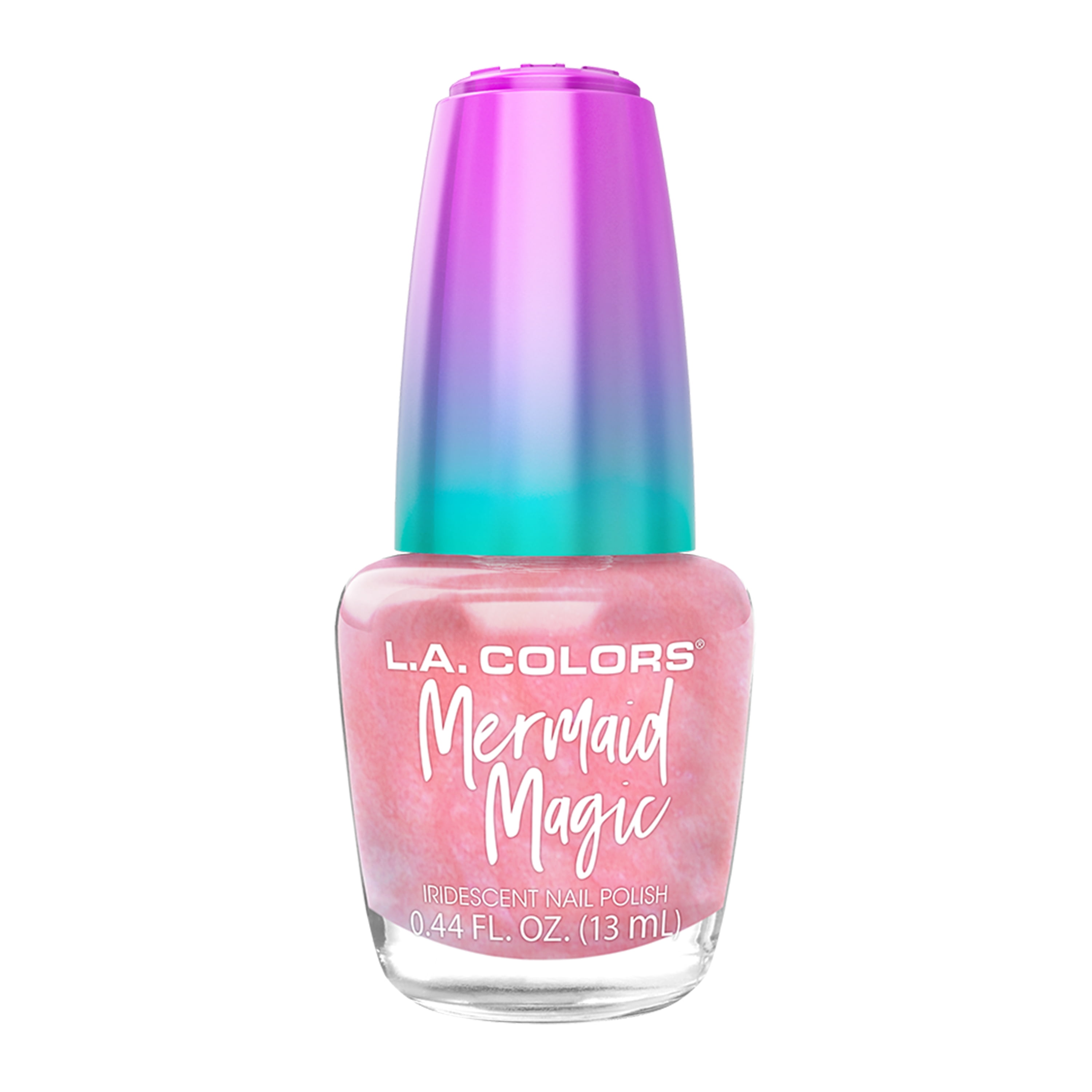 L.A. COLORS Sparkly Mermaid Magic Nail Polish, Conch Shell, Iridescent ...