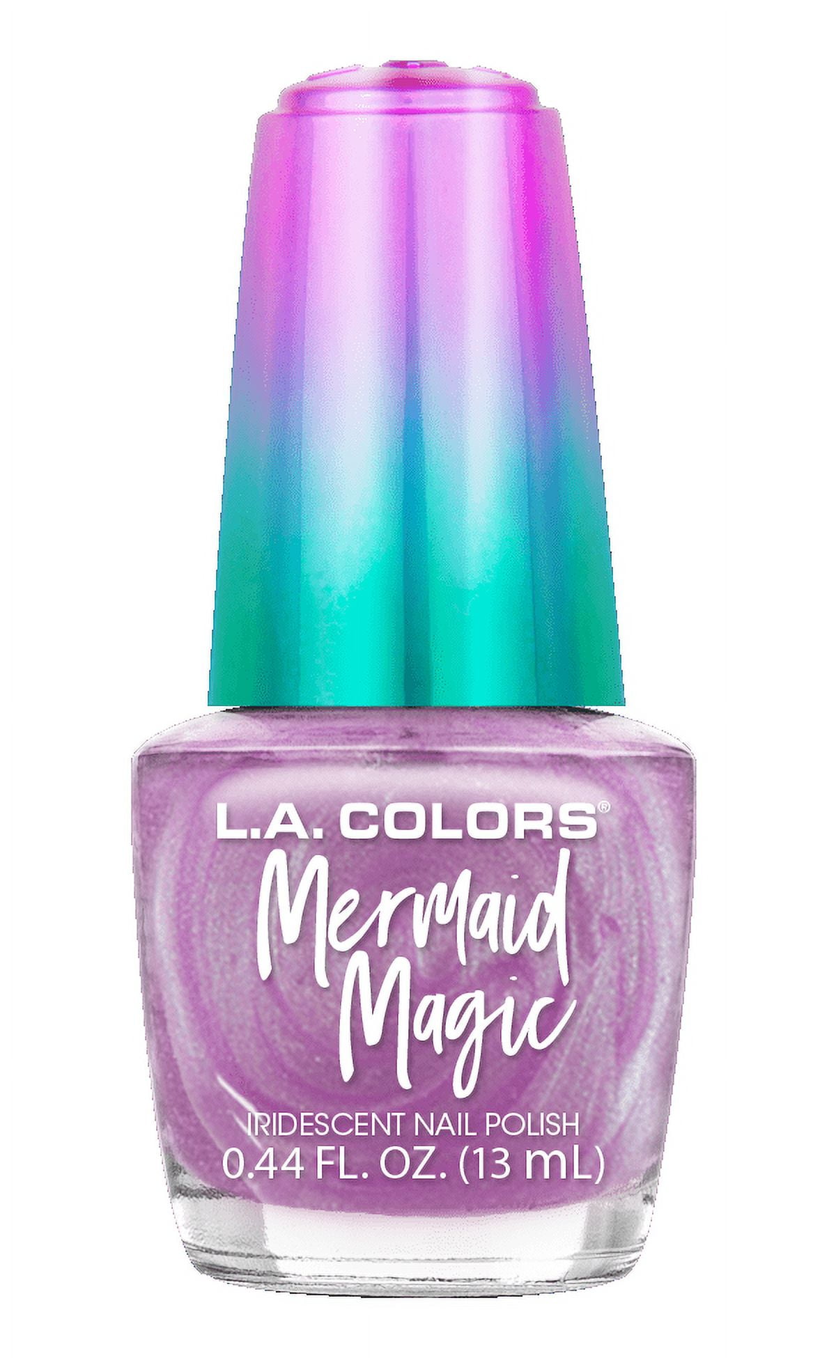 L.A. COLORS Mermaid Magic Nail Polish, Iridescent Finish, 0.44 fl oz ...