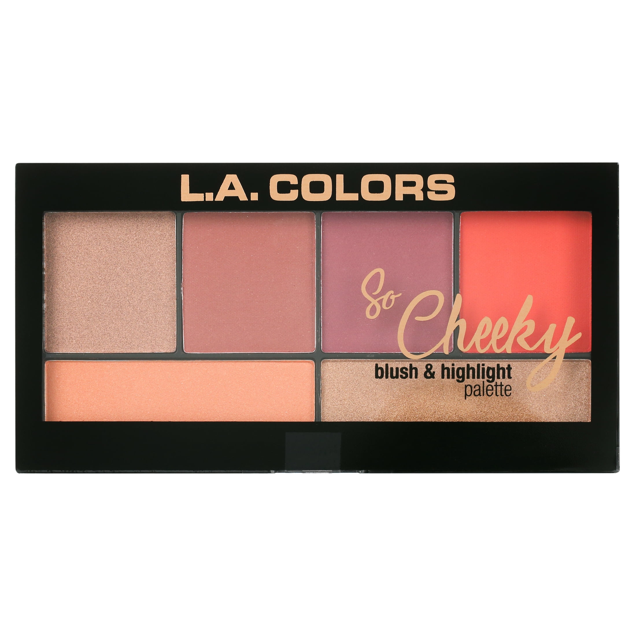 L.A. COLORS So Cheeky Blush & Highlighter, Hot and Spicy, 0.16 fl oz ...