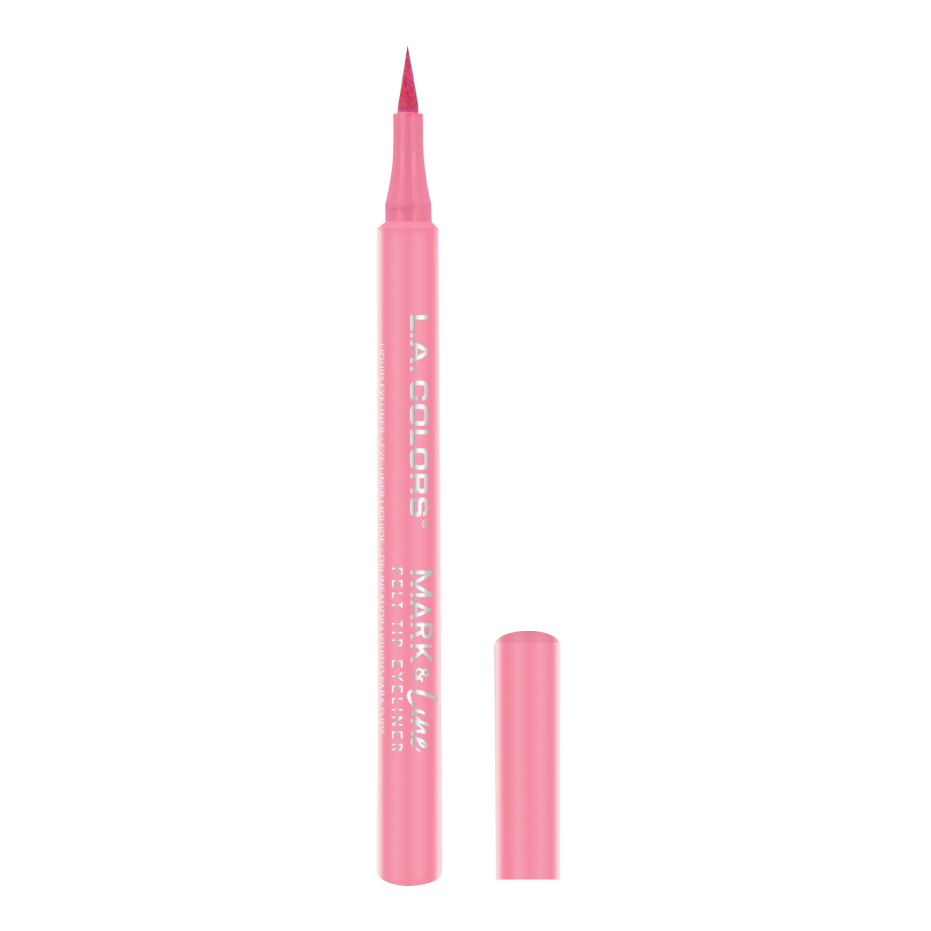 L.A. COLORS Ultra-precise Mark & Fine Felt Tip Liquid Eyeliner, Baby ...