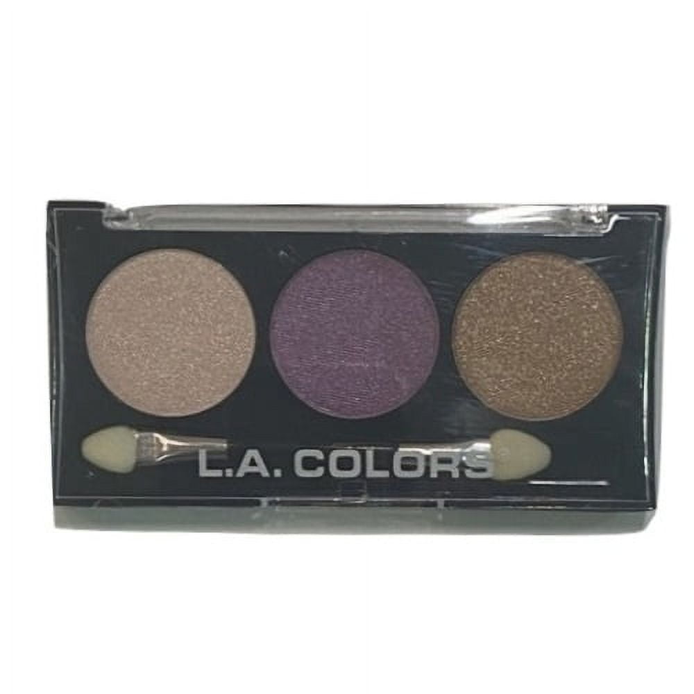 L.A. Colors 3 Color Long Lasting Eye Shadow Trio, Water Lily - Walmart.com
