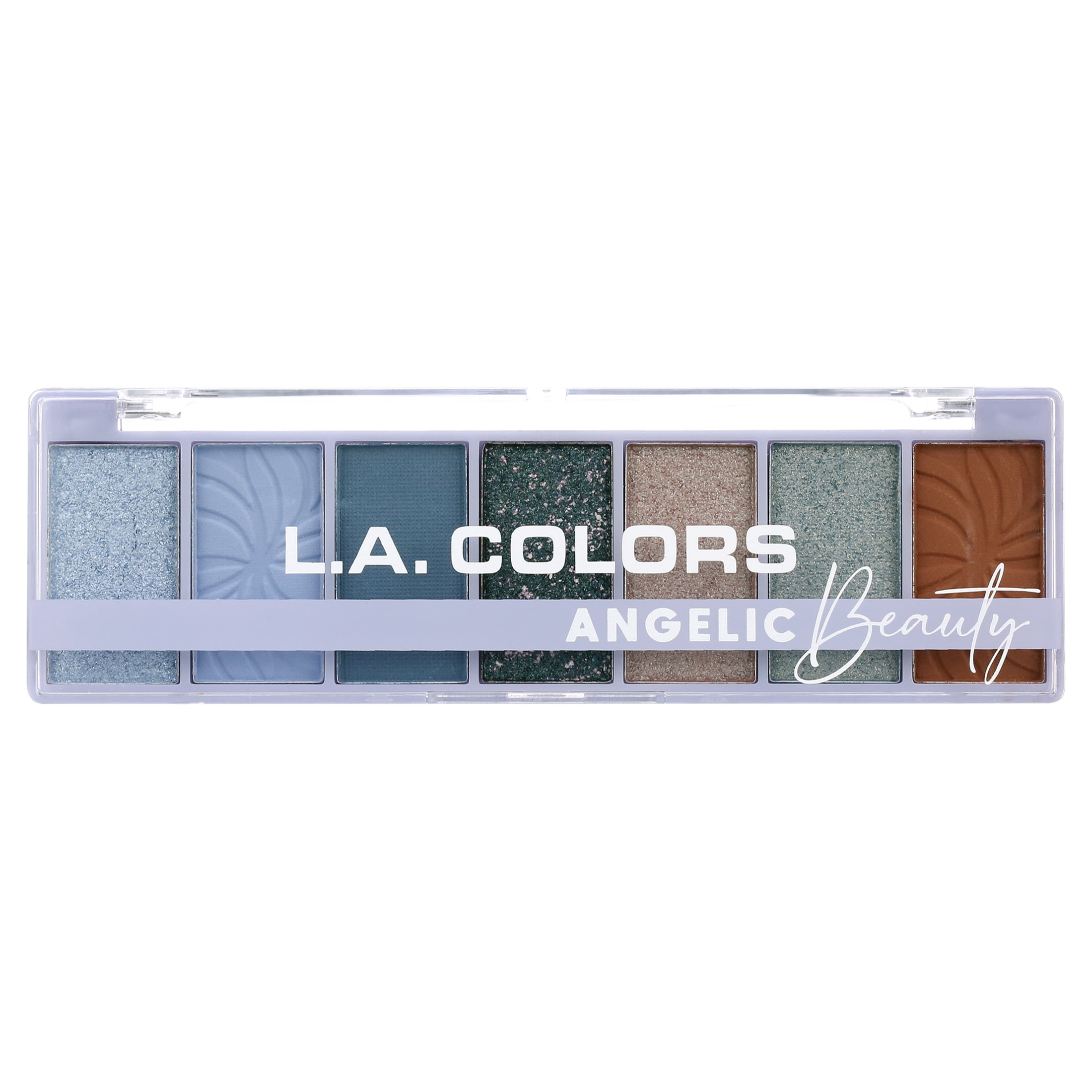 L.A. Colors All-In-One Compact, Buttery 7 Color Eyeshadow Palette ...