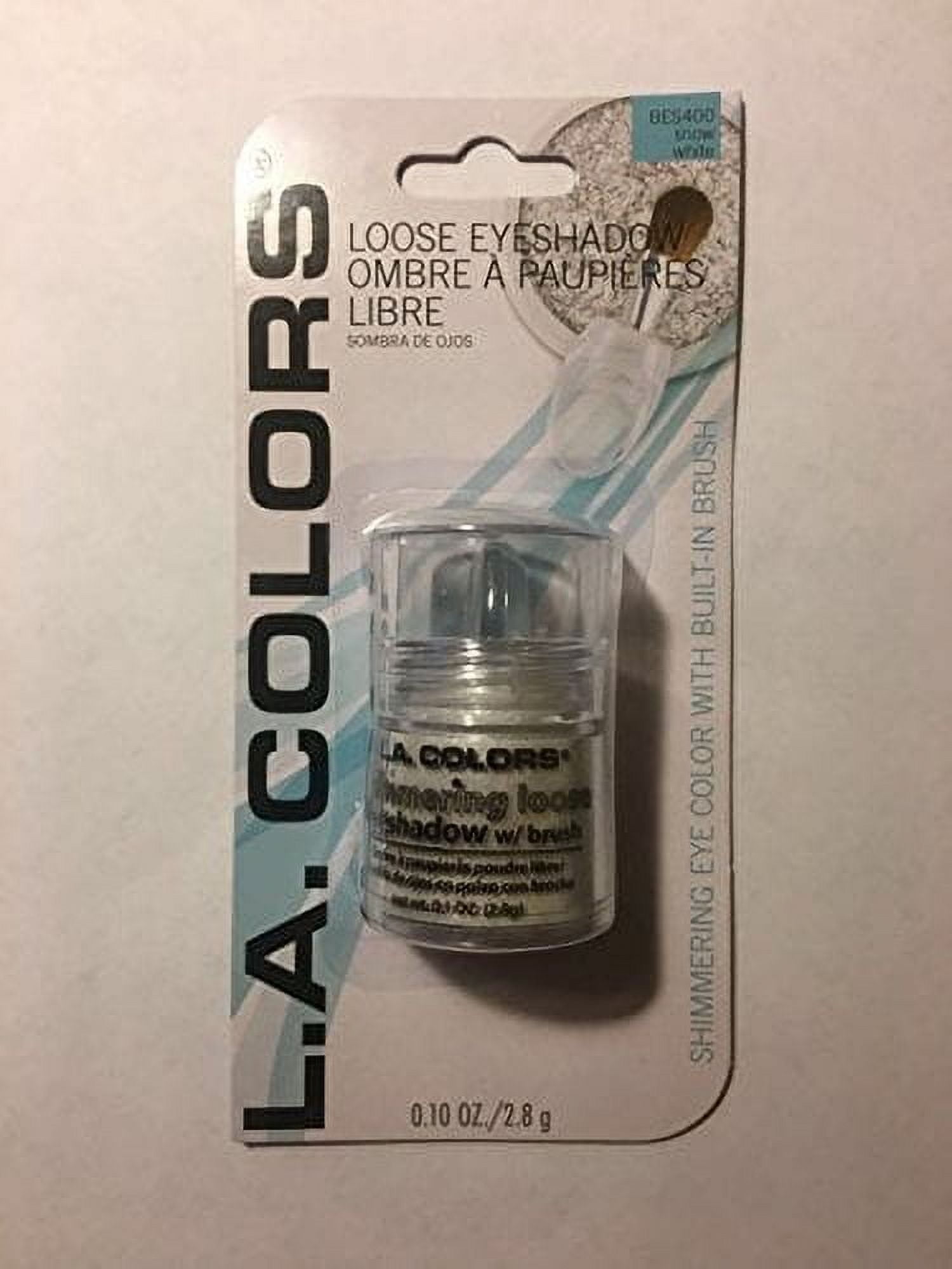 L. A. Colors Expressions Shimmering Loose Eyeshadow, Snow White. Net Wt ...