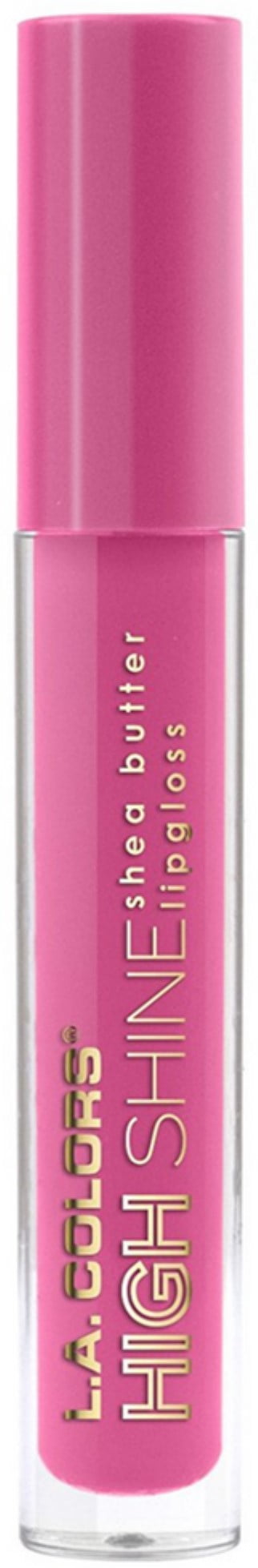 L.A. Colors High Shine Shea Butter Lip Gloss, Hyper 0.14 oz (Pack of 2 ...