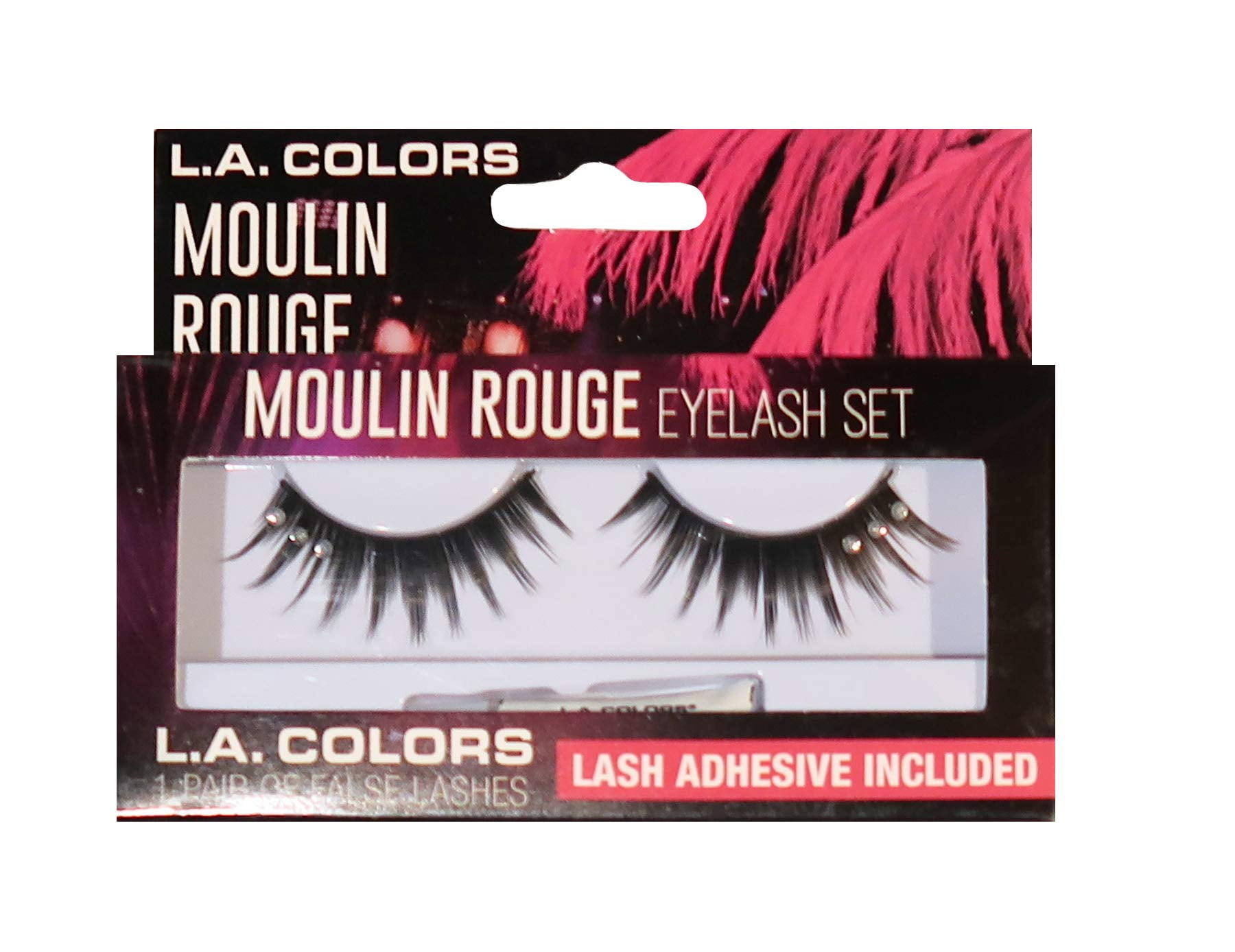 L.A.Colors Moulin Rouge Eyelash Set - Pack Of 2 - Walmart.com