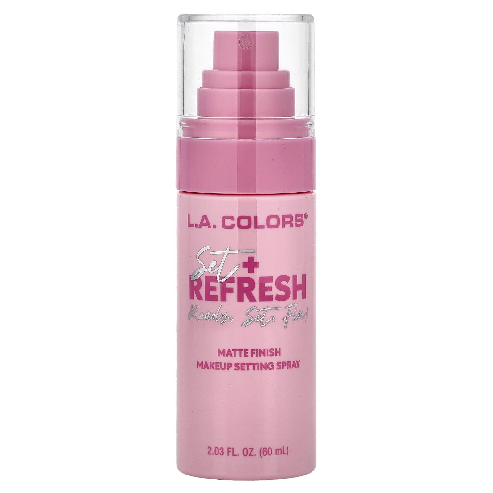 L.A. Colors Set + Refresh, Makeup Setting Spray, CSS338 Matte, 2.03 fl ...