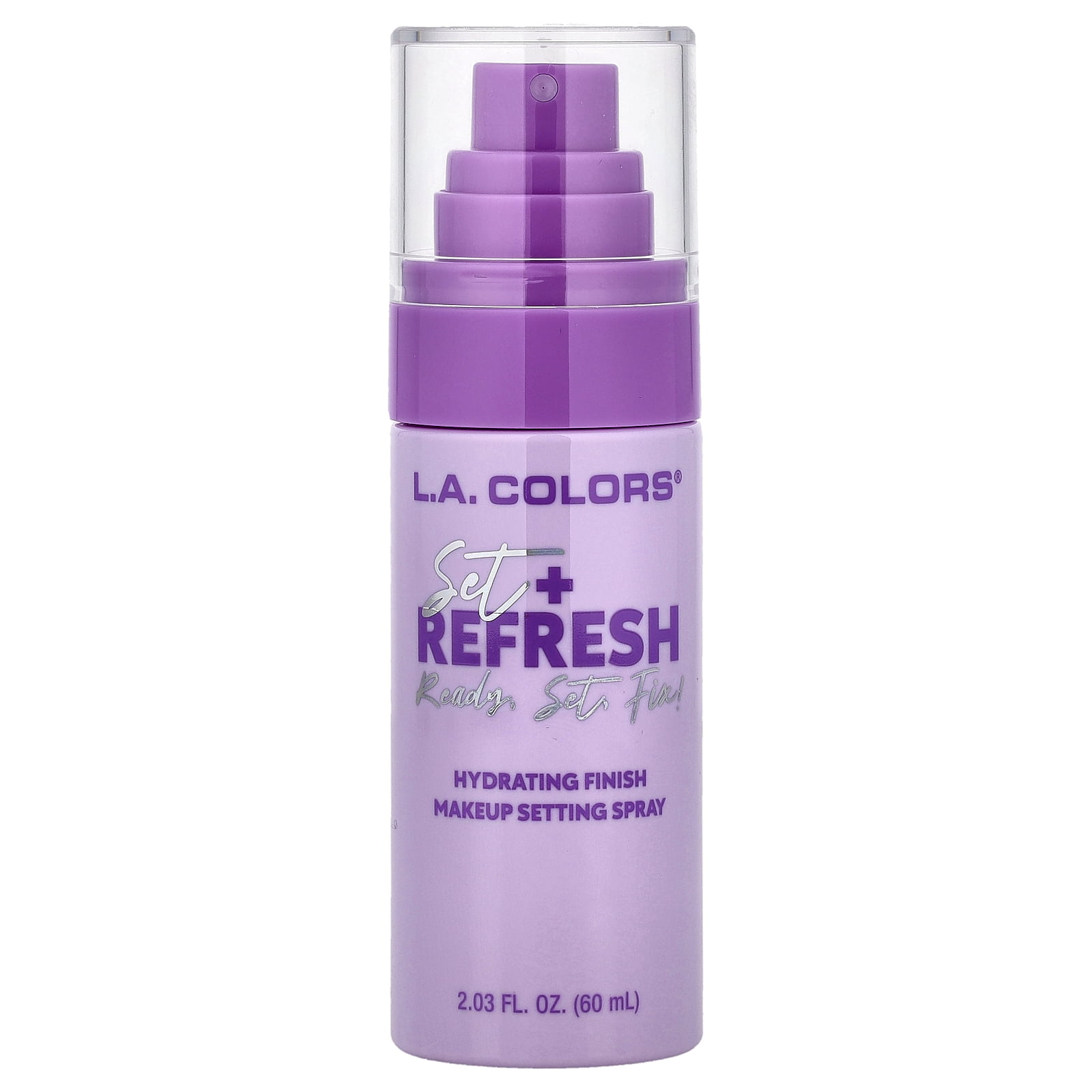 L.A. Colors Set + Refresh, Makeup Setting Spray, CSS339 Hydrating, 2.03 ...
