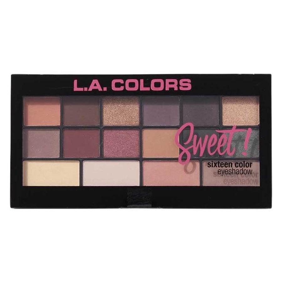 L.A. Colors Sweet! 16 Color Eyeshadow Palette, EYES, Eyeshadow ...