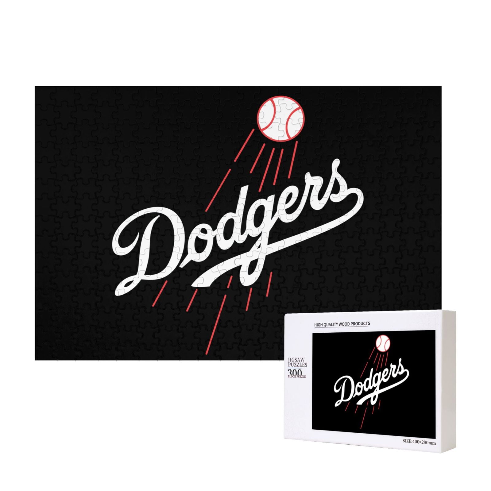L_A_Dodgers Team 300 Piece Jigsaw Puzzle Popular Puzzle Family ...