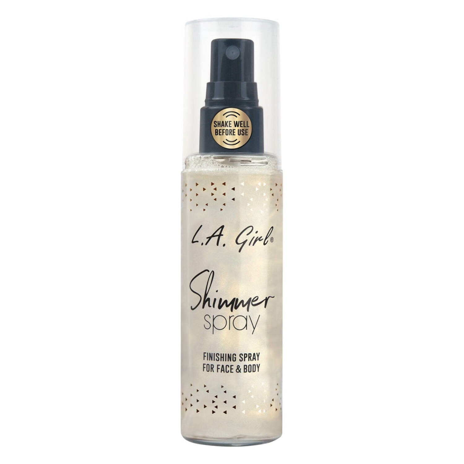 L.A. Girls Shimmer Spray, Gold, 2.7 Fl Oz, Pearlescent Glow for Face ...