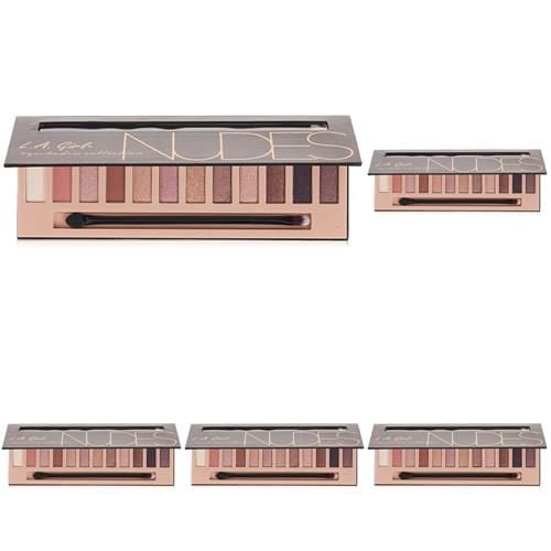 L.A. Girl Beauty Brick Eyeshadow Collection, Nudes Ges331a (Pack Of 5 ...