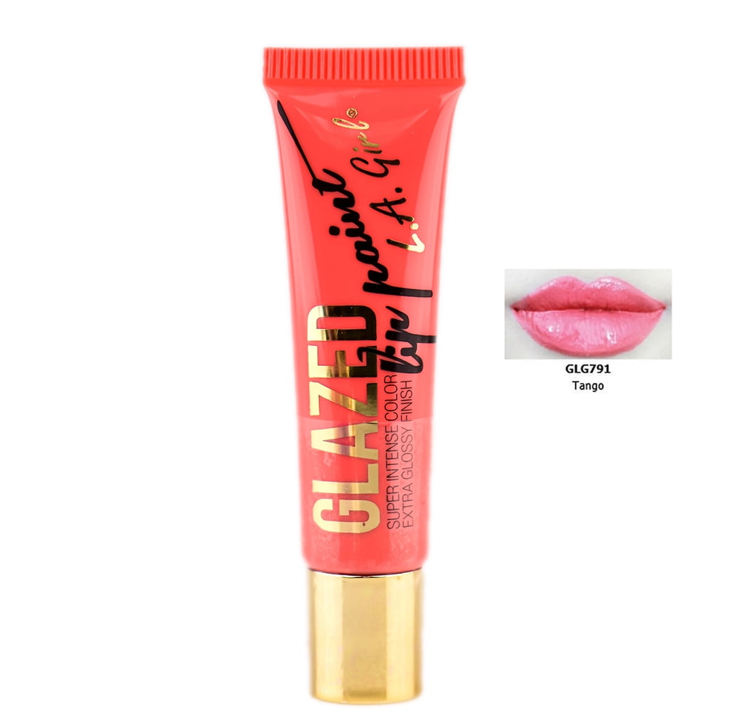 L.A. Girl Glazed Lip Paint, Tango - Walmart.com