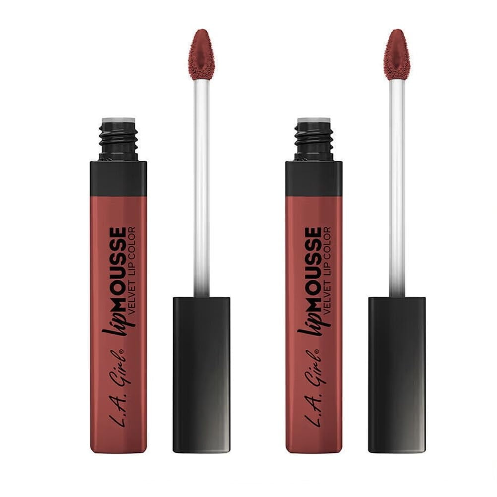 L.A. Girl Pack of 2 Lip Mousse Velvet Lip Color, Lowkey GLC782 kk10 - Walmart.com