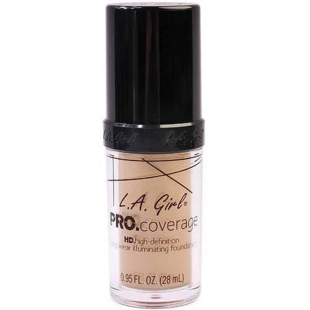 L.A. Girl Pro Coverage Liquid Foundation - Nude Beige - Walmart ...