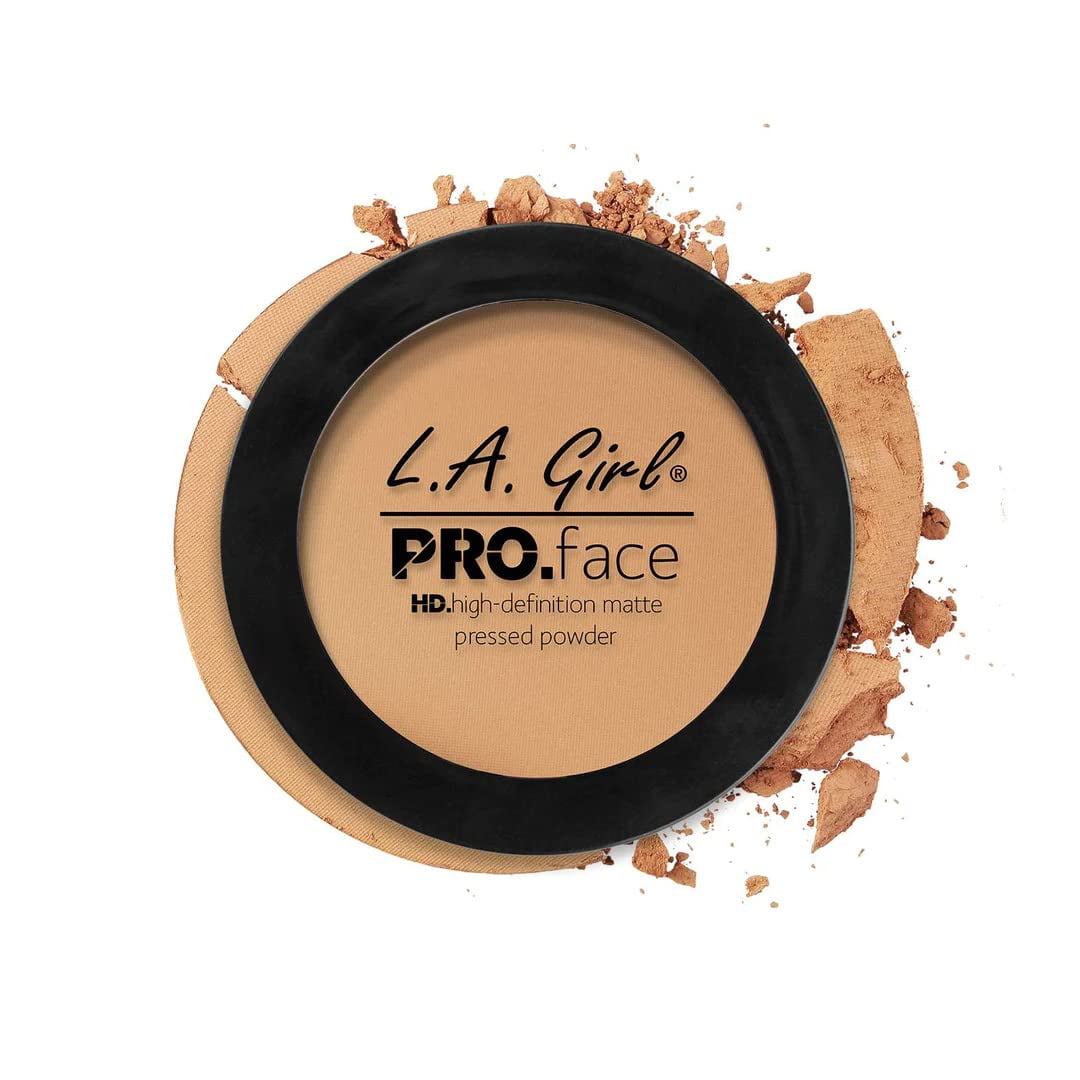 L.A. Girl Pro.Face Matte Pressed Powder, Medium Beige GPP609 - Walmart.com