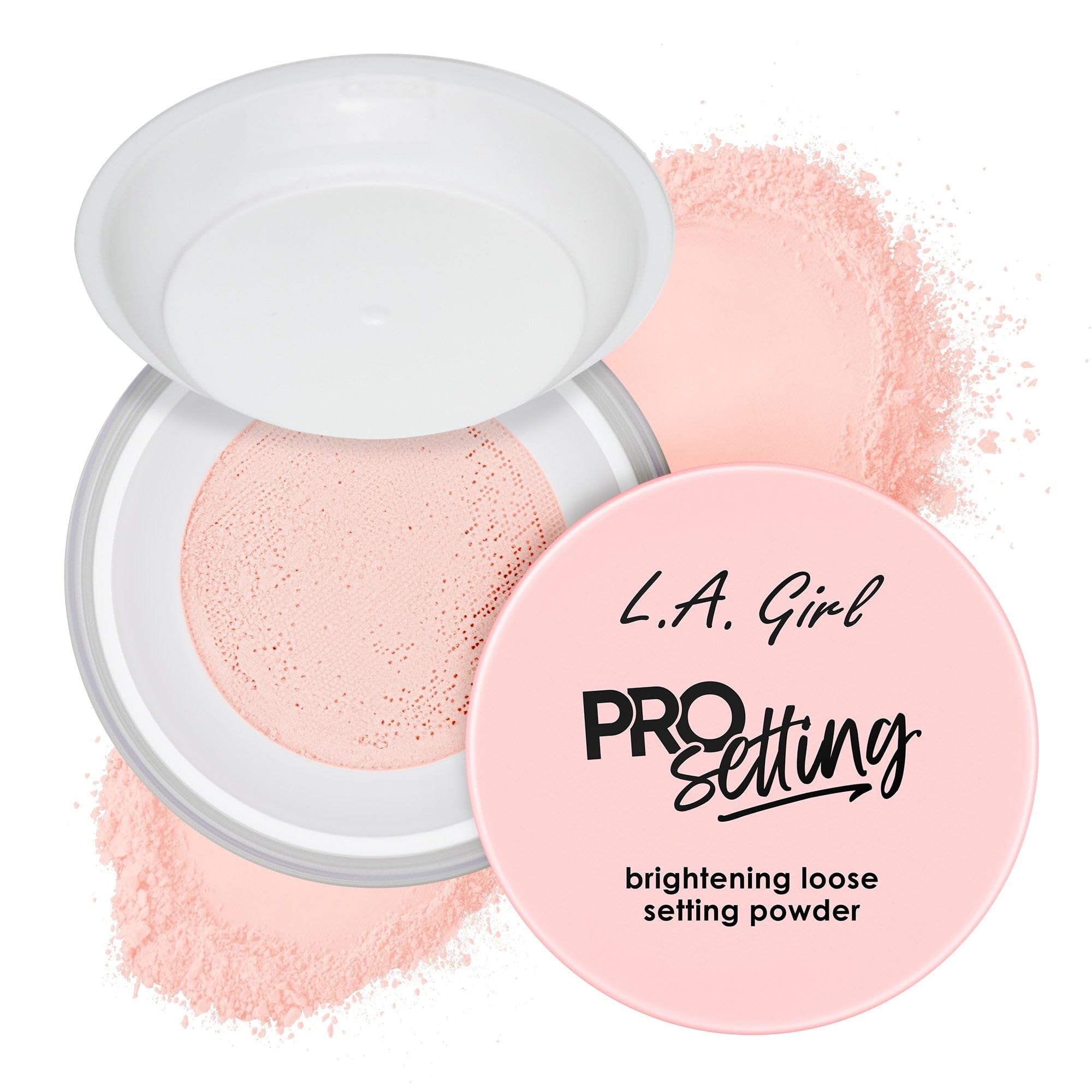 L.A. Girl Pro Setting Brightening Loose Setting Powder, Soft Pink ...