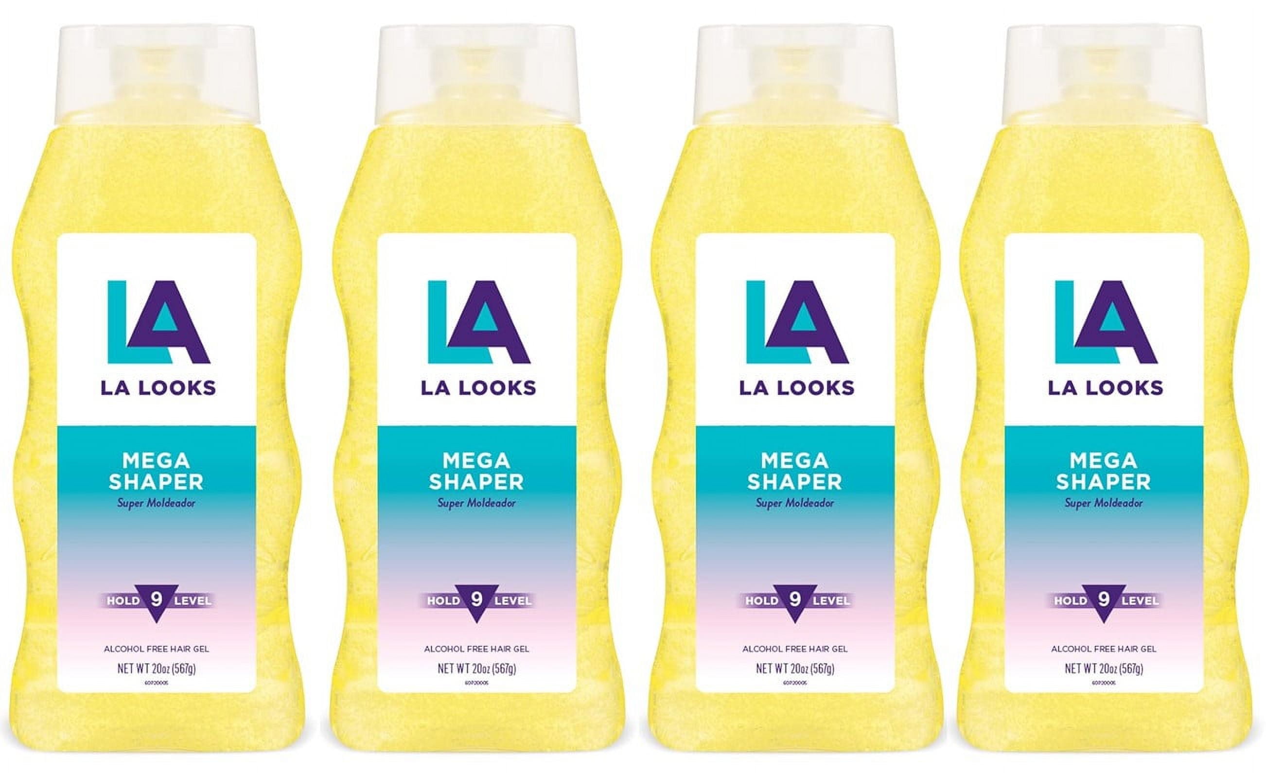 L.A. LOOKS Styling Gel Mega Mega Hold 20 oz (Pack of 4) - Walmart.com