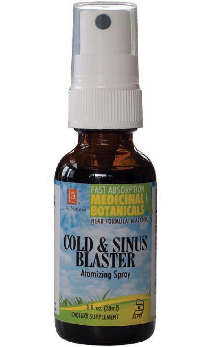 L A Naturals Congestion & Sinus Blaster Spray, 1 Oz HSA/FSA Eligible ...