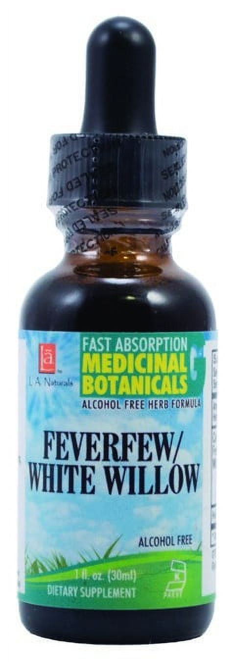 L A Naturals Feverfew & White Willow, 1 Oz - Walmart.com