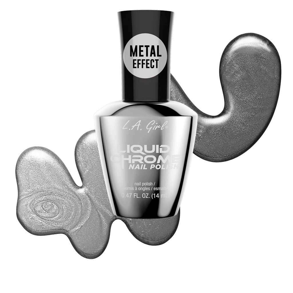 L.A. Girl Liquid Chrome Nail Polish, 0.47 FL OZ - 8 Colors (Burnished ...