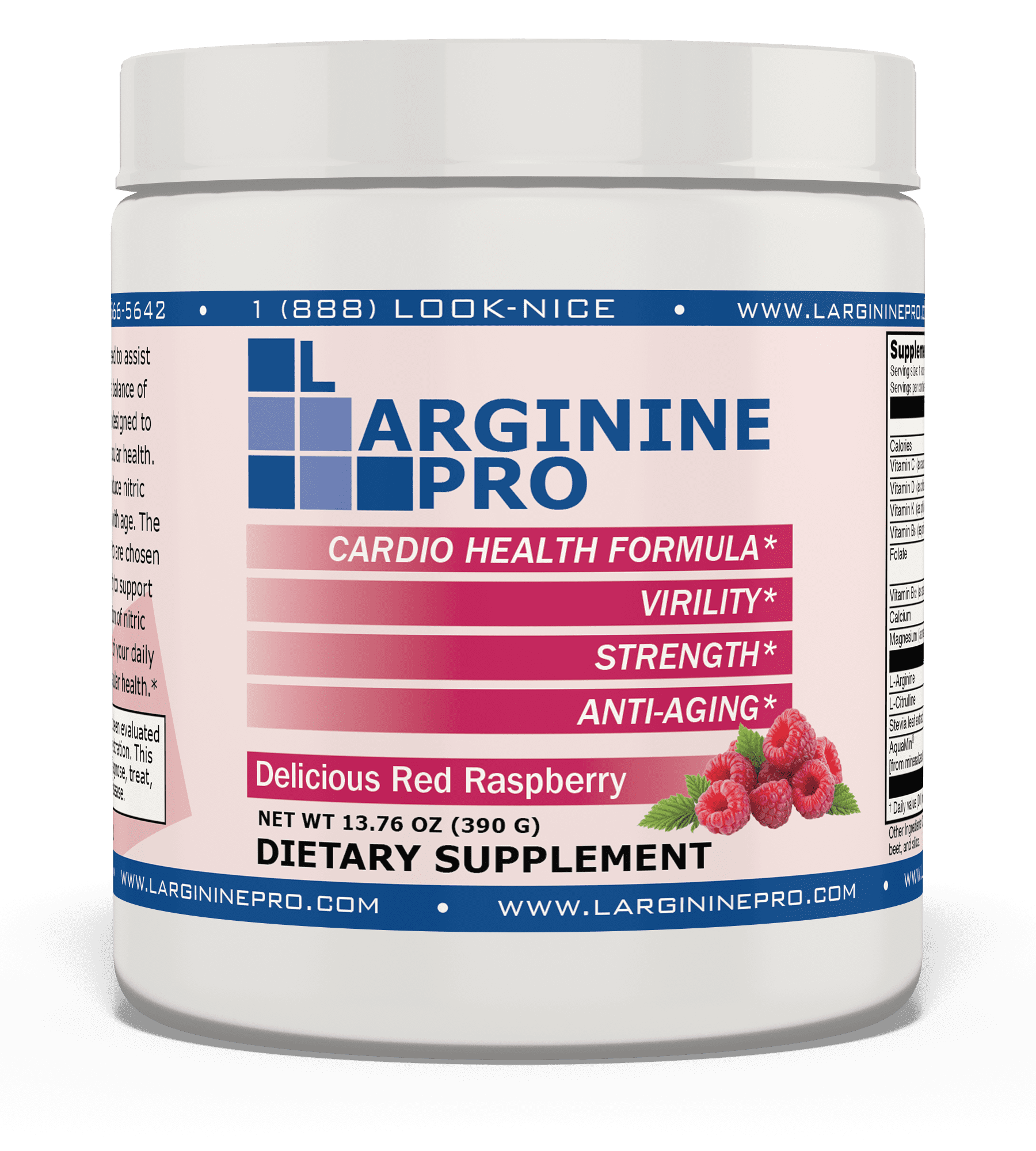 L-ARGININE PRO Pre-Workout Powder - Cardio Health, 5500mg L-Arginine ...