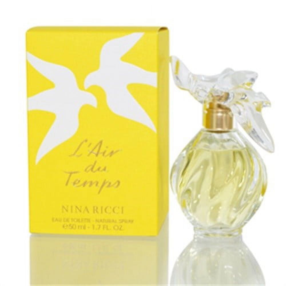 L'Air Du Temps by Nina Ricci Eau De Toilette Spray With Bird Cap 1.7 oz ...