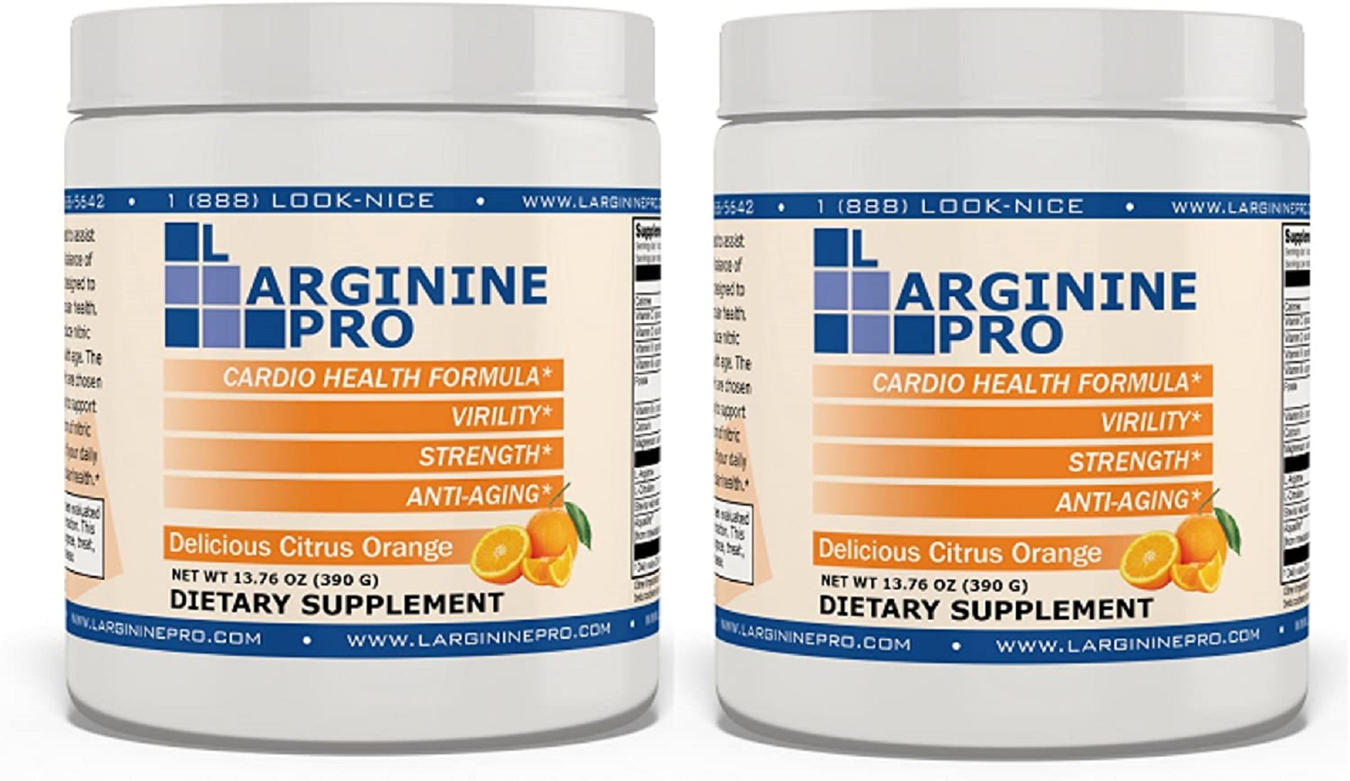 L-Arginine Pro Powder - 5500mg L-Arginine, 1100mg L-Citrulline Cardio ...