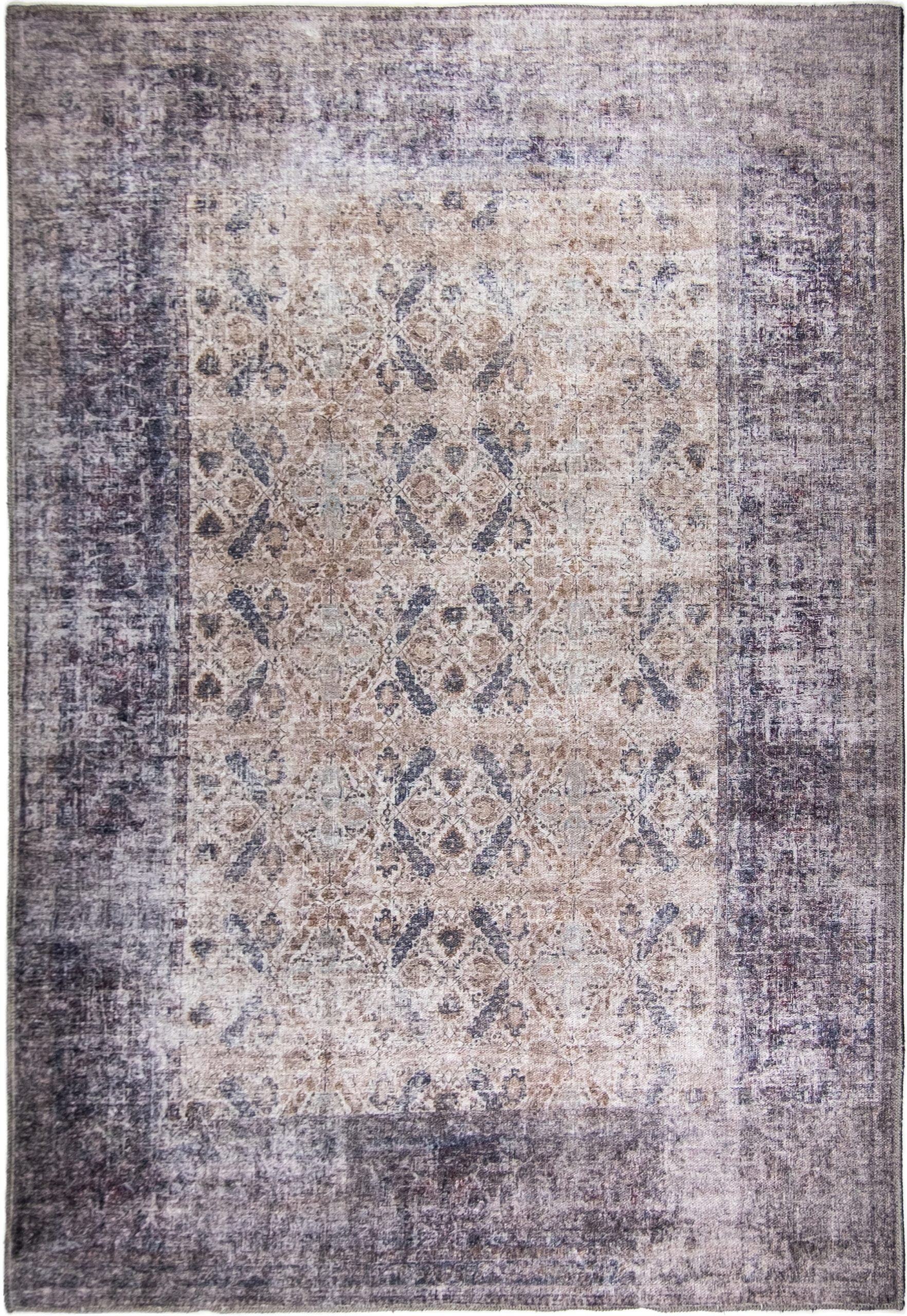 L'Baiet Scarlett Grey Distressed Machine Washable Rug 5' x 8'/Surplus ...