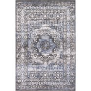 L'Baiet Marie Neutral Area Rug | Blue | 2' x 6' | Aesthetic Rugs Carpet ...