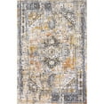 L'Baiet Marie Neutral Area Rug | Blue | 2' x 6' | Aesthetic Rugs Carpet ...