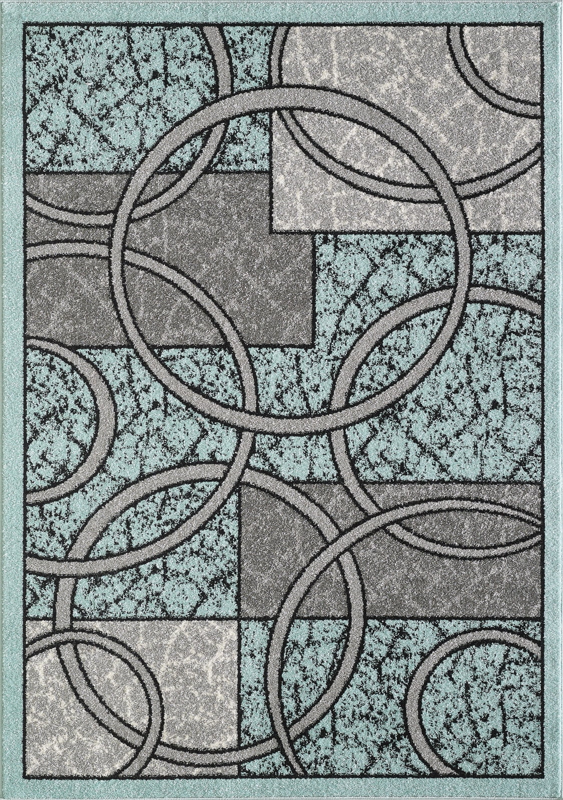 L'Baiet Penelope Multi-Color Geometric 4' x 6' Fabric Area Rug ...