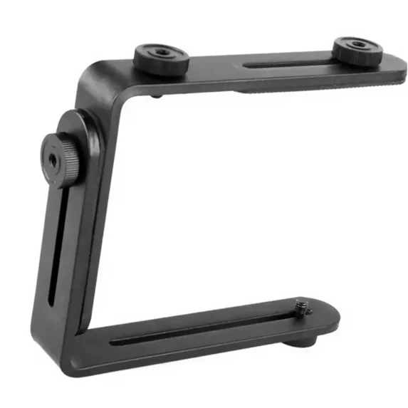 L Bracket Bilateral Frame Double L-Bracket Speedlite Dslr Camera Holder ...