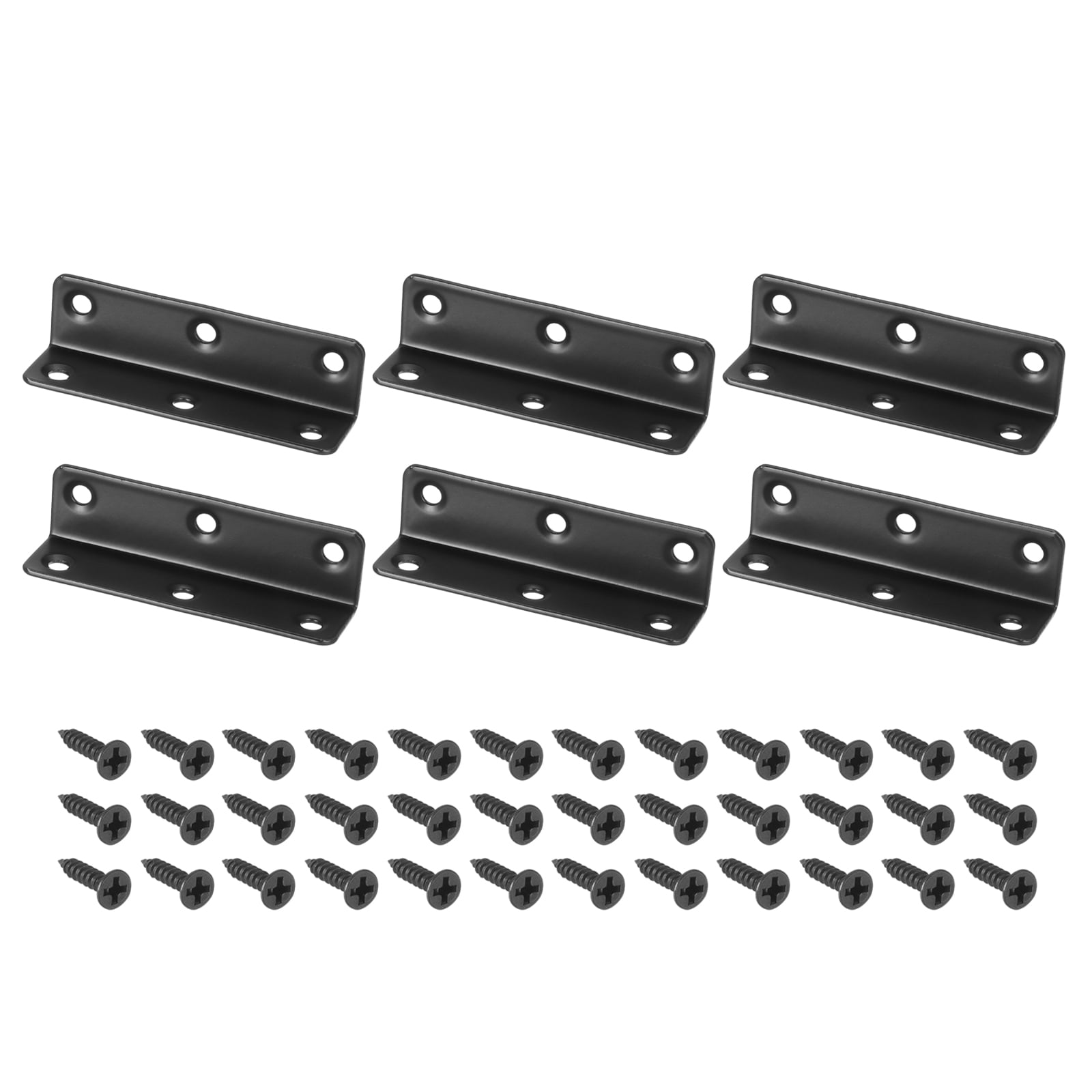 L Bracket Corner Braces, 6 Set 20x20x80 mm - Stainless Steel 90 Degree ...