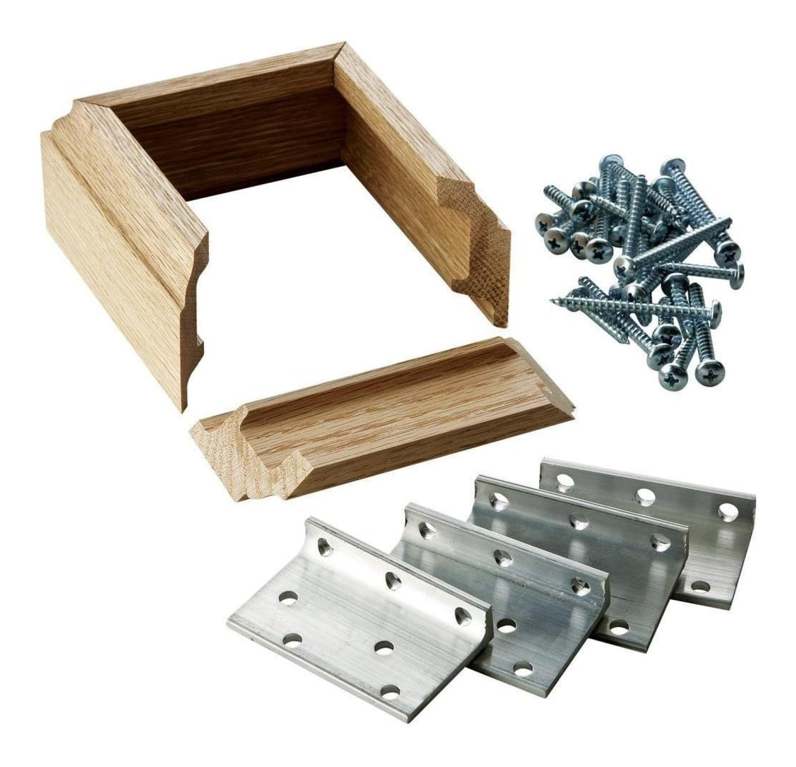 L-Bracket Post Fasteners, Maple - Walmart.com