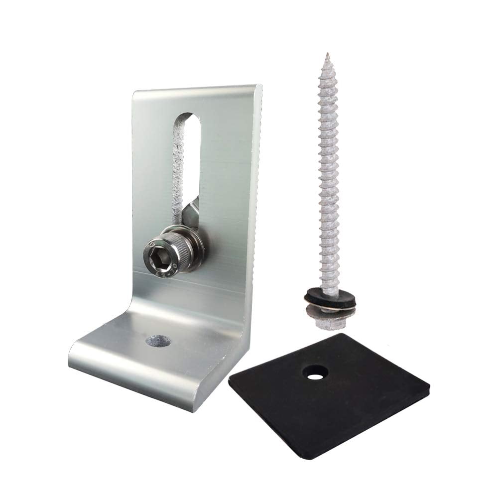 L_Bracket with The Hardware Solar Panel mounting (Pack of 6) - Walmart.com