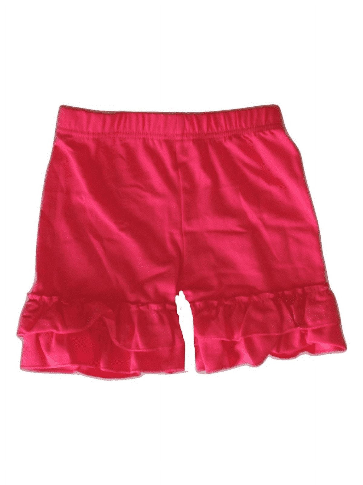 L C Boutique Girls Double Ruffle Pull On Jersey Ankle Pants Sizes 2 to ...