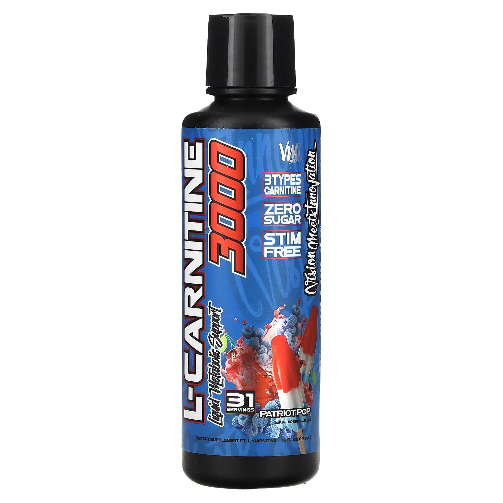 L-Carnitine 3000 Liquid | 3000 mg Carnitine Supplement | Zero Calorie ...