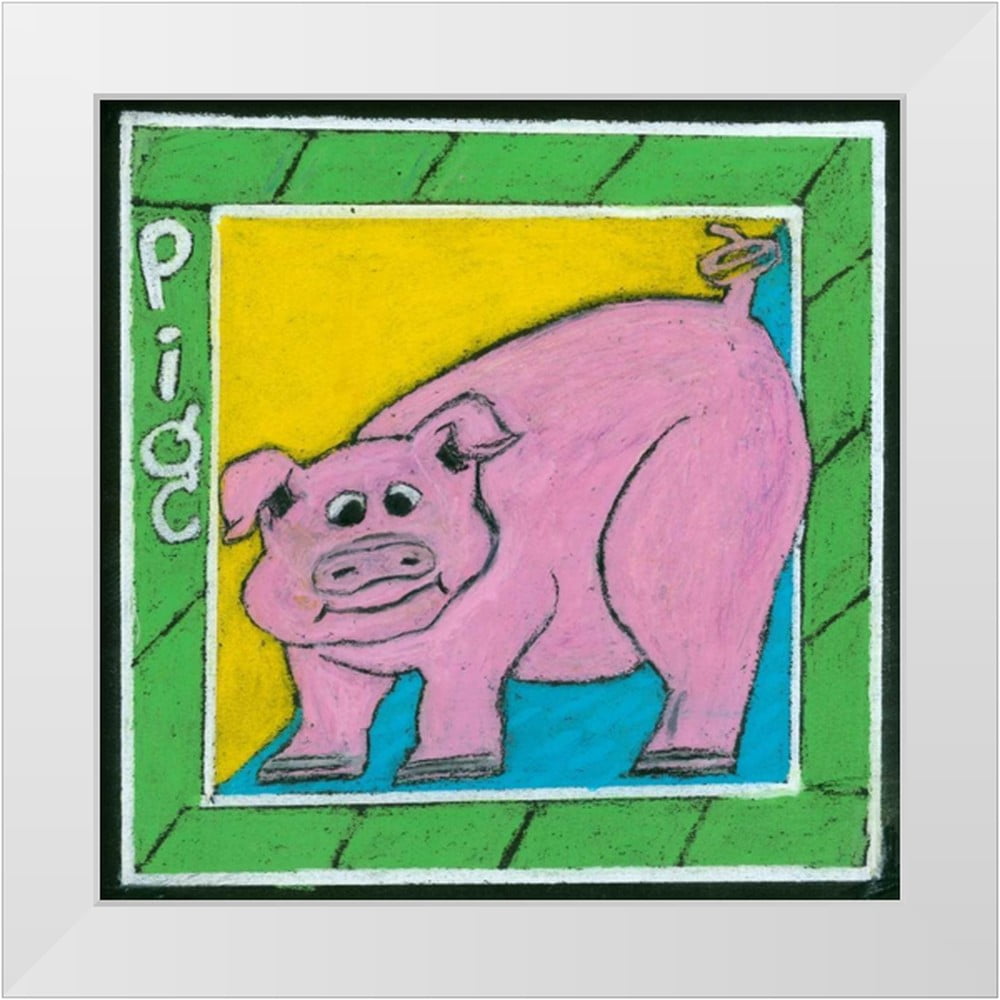 L. Choate 15x15 White Modern Wood Framed Museum Art Print Titled ...