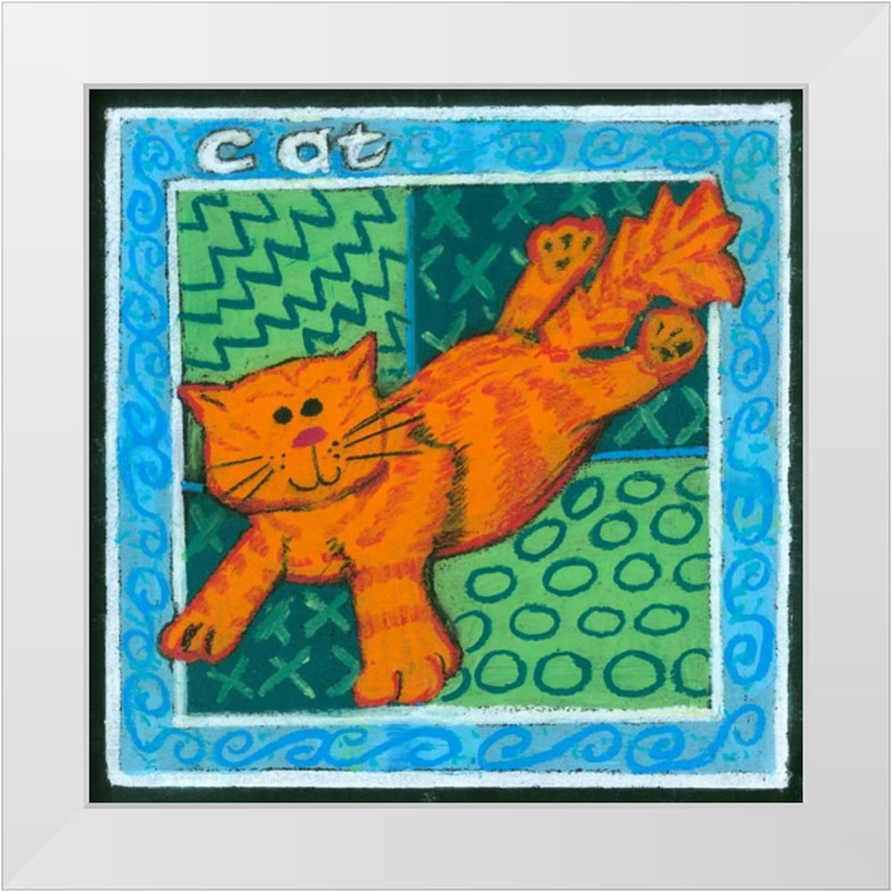 L. Choate 26x26 White Modern Wood Framed Museum Art Print Titled ...