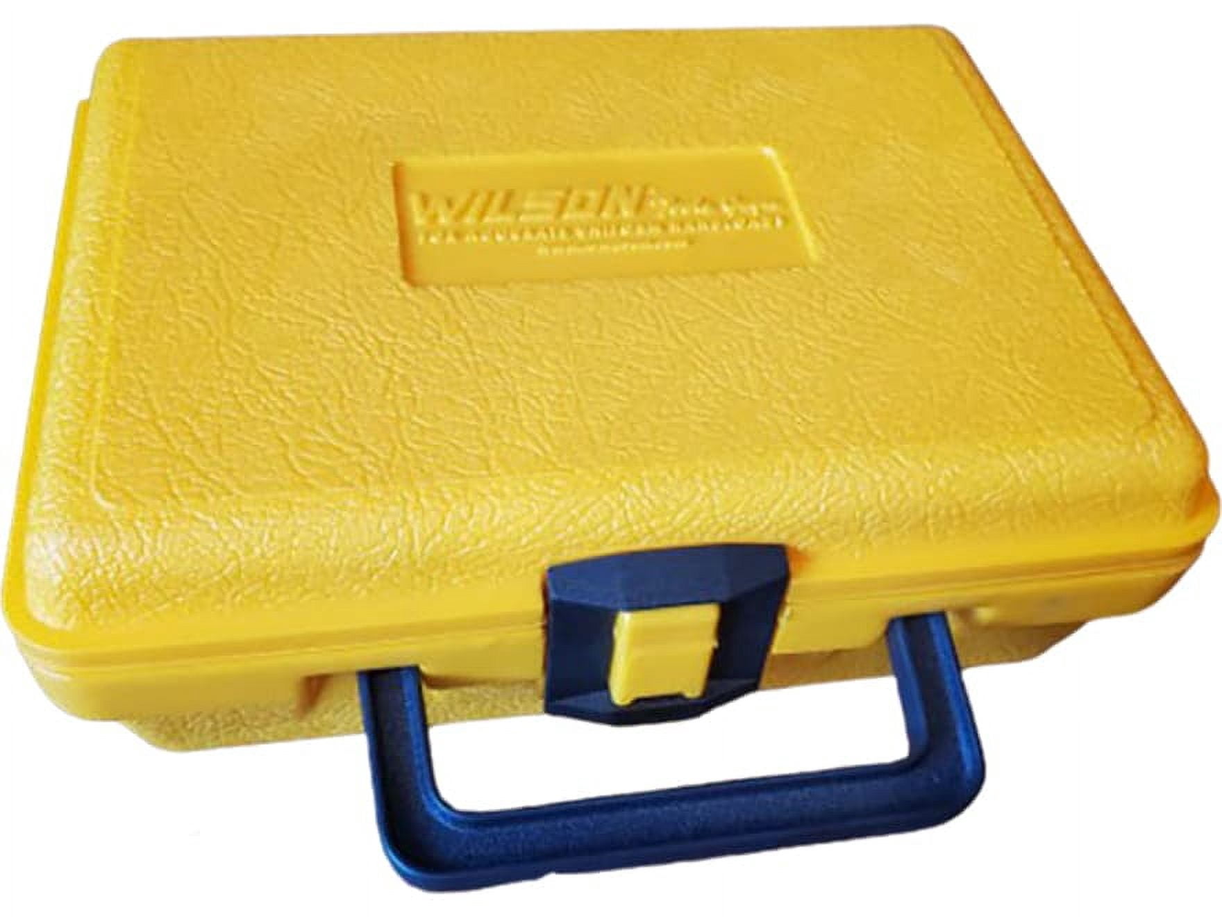 L.E. Wilson Case Trimmer Kit Storage Box Plastic Yellow - Walmart.com