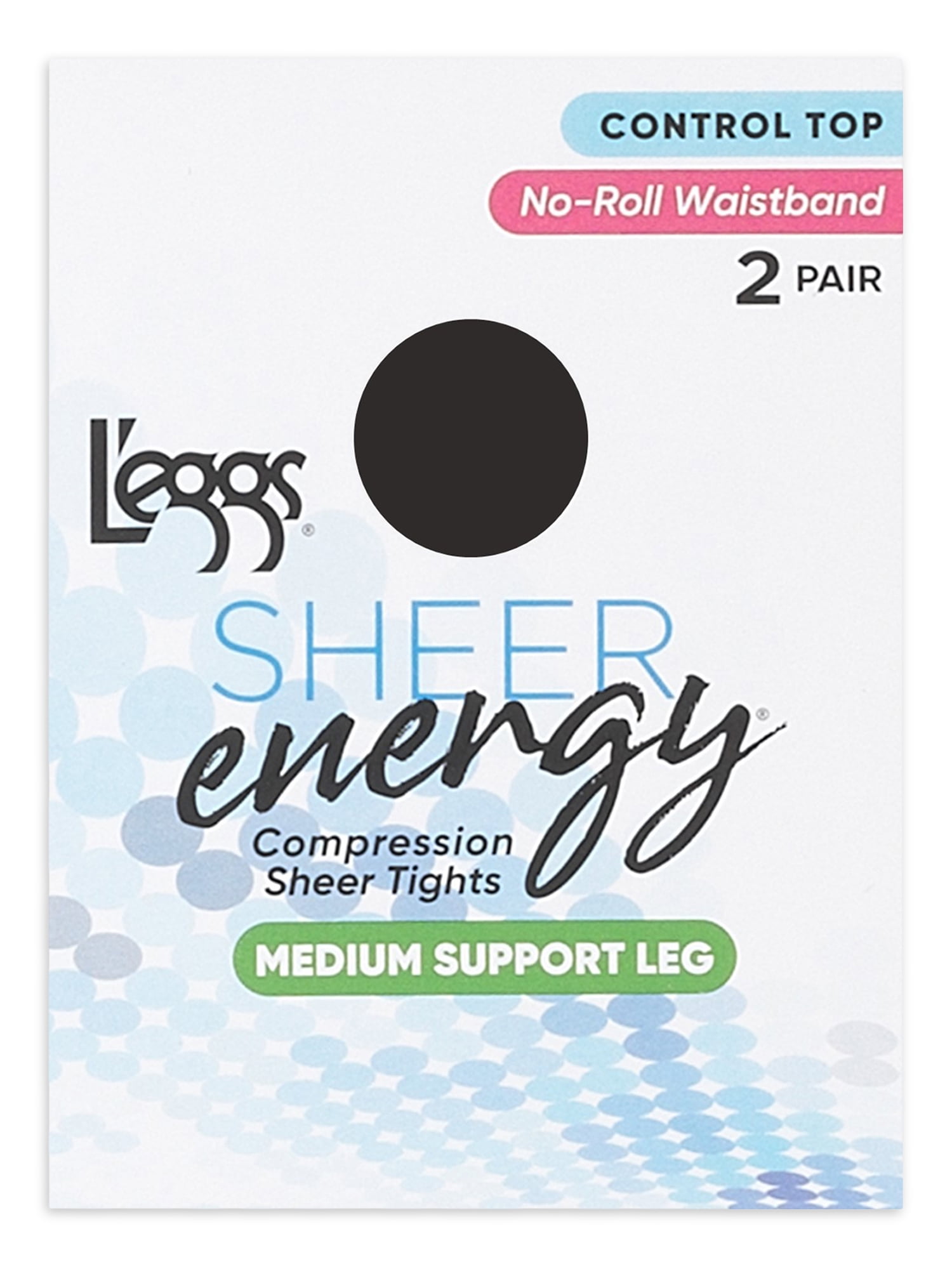 L'eggs Women's Sheer Energy Medium Leg Support Sheer Tights Control Top ...