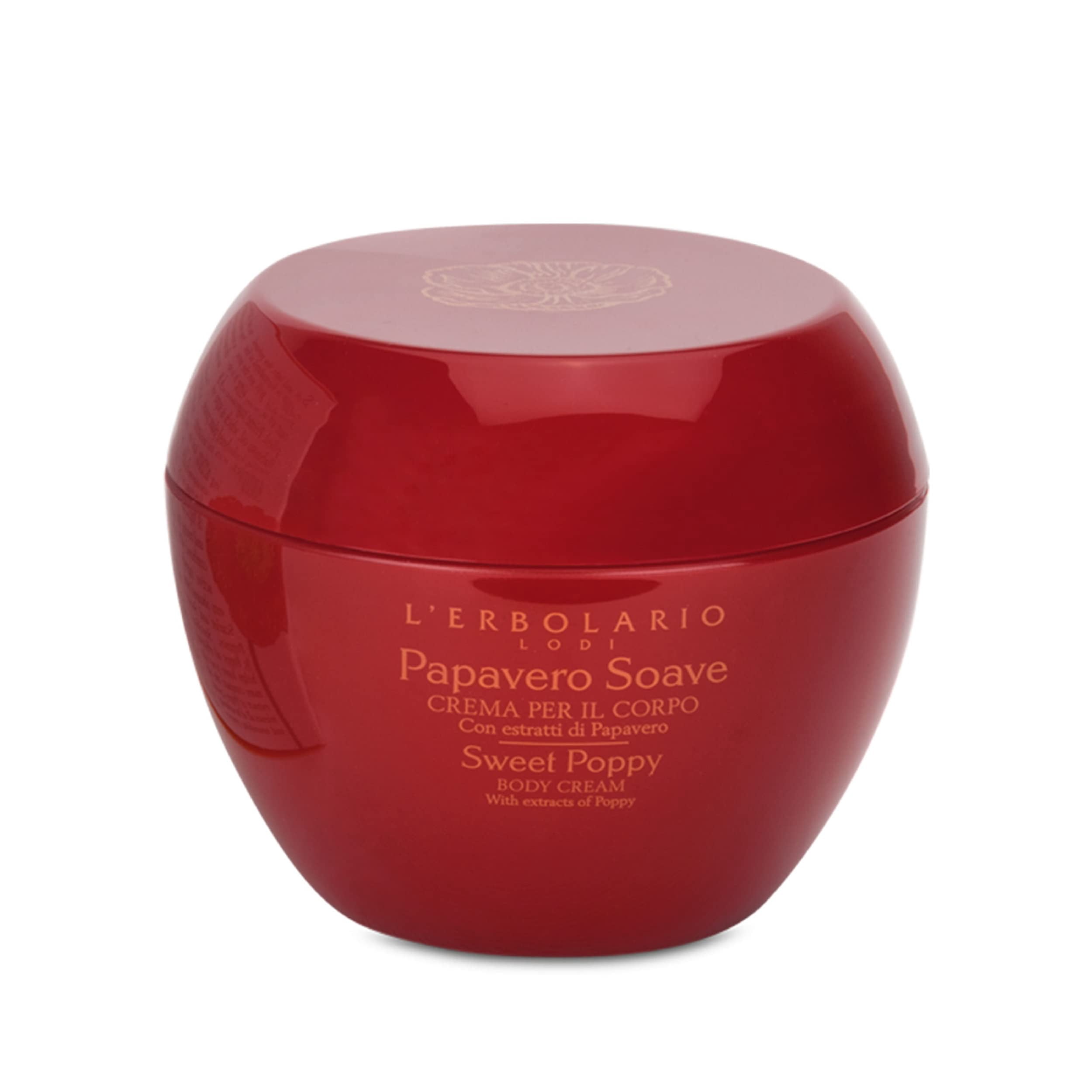 L’Erbolario Sweet Poppy Body WHF2 Cream - Moisturizing Cream for Dry ...