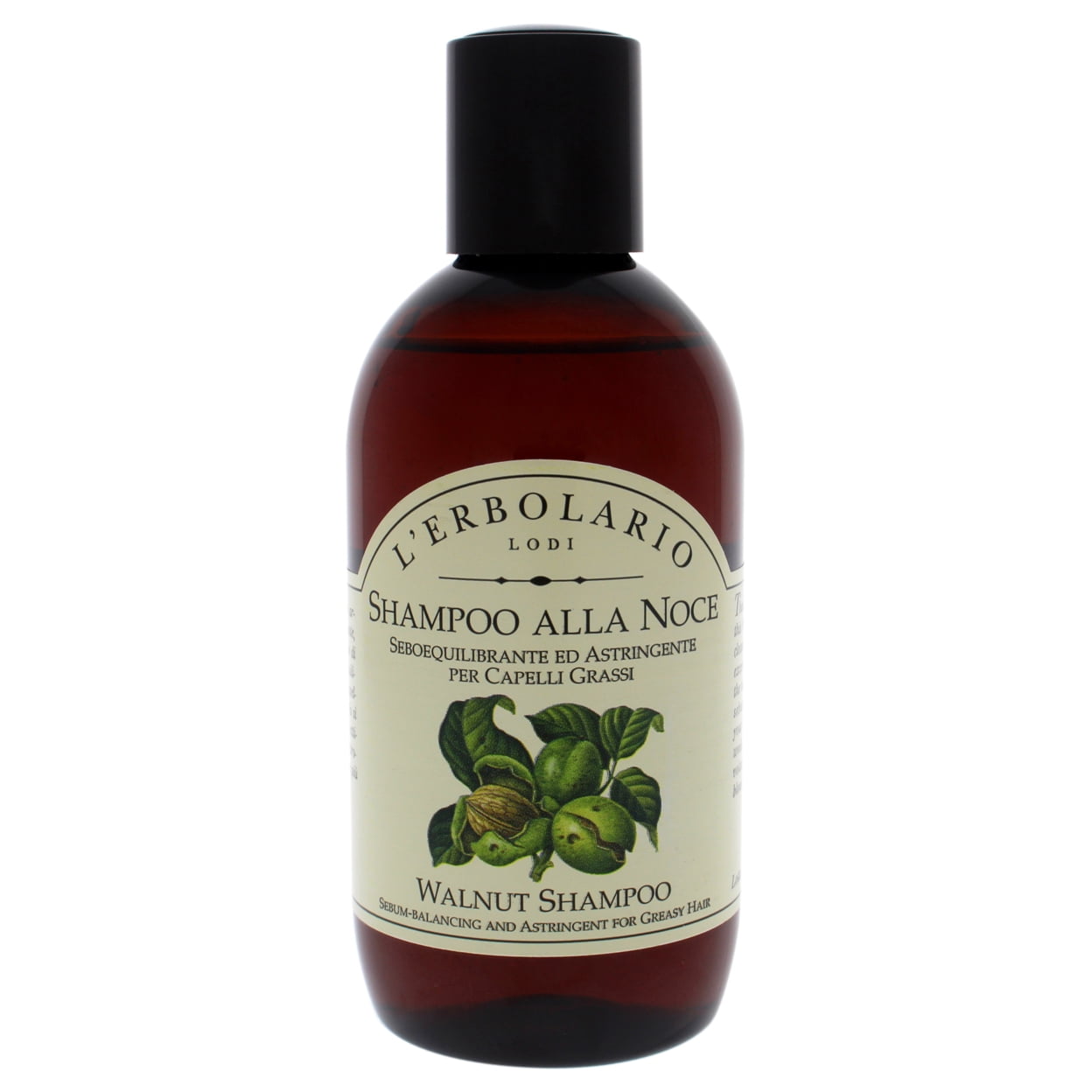 L'Erbolario Walnut Shampoo, Shampoo for Greasy Hair, 6.7 oz - Walmart.com